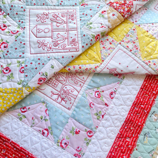 ‘Little Patchwork Village’ Quilt – The Quilters Angel