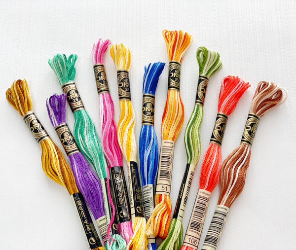 DMC Variegated Threads - 6 Standed – The Quilters Angel